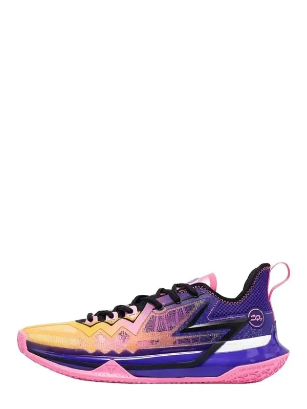 361 DEGREES Big3 Future 'california' Athletic Sneakers - Purple/pink/orange