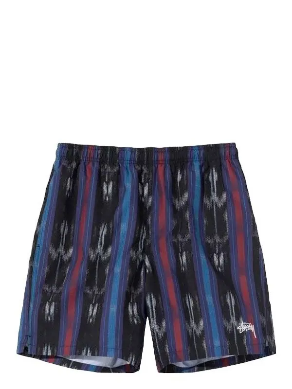StÜssy Ikat Stripe Water Short - Black/blue