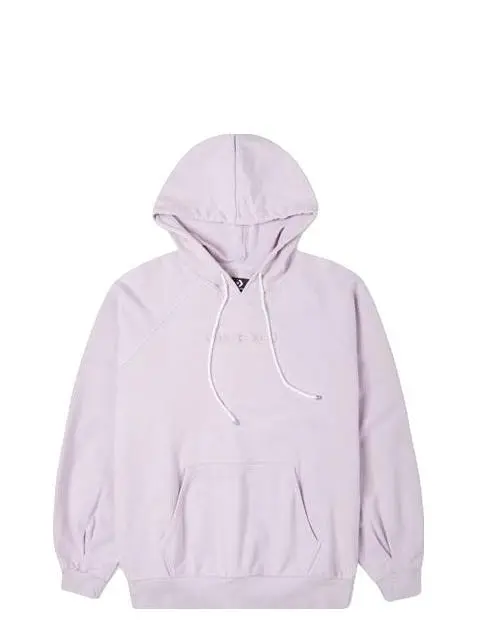 CONVERSE Embroidered Logo Hoodie - Purple