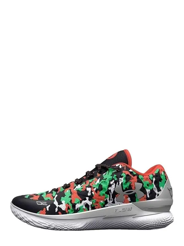 Under Armour Curry 1 Low Flotro Athletic Sneakers - Black/multi-color