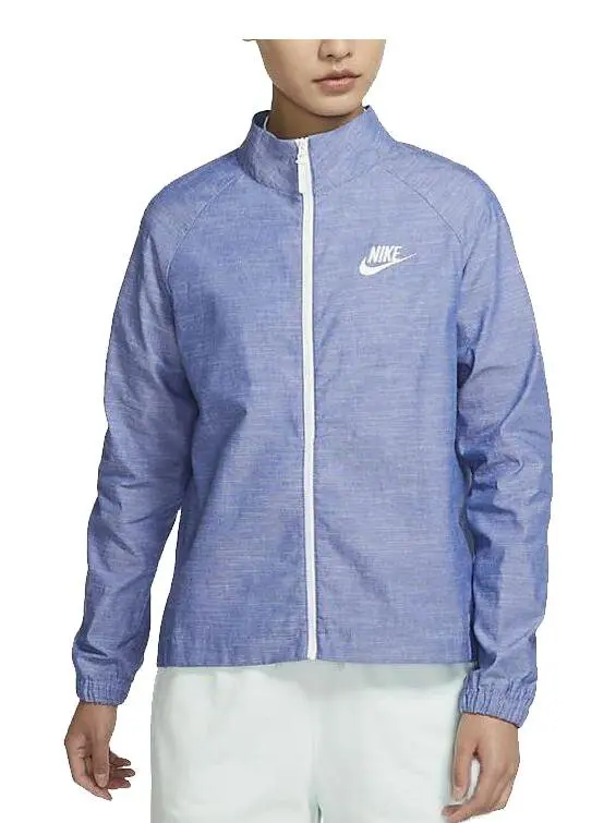 Nike Woven Stand Collar Jacket - Light Purple