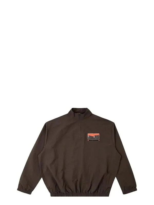 TRAVIS SCOTT Cactus Trails Half-zip Windbreaker - Brown