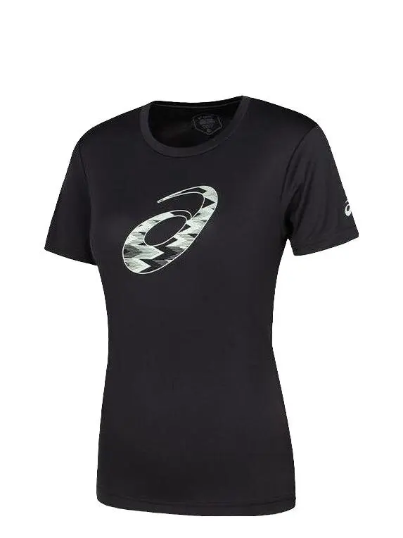 Asics Spiral Graphic Short Sleeve Performance T-shirt - Performance Black
