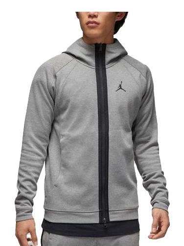 JORDAN Dri-fit Sport Fleece Full-zip Hoodie - Grey