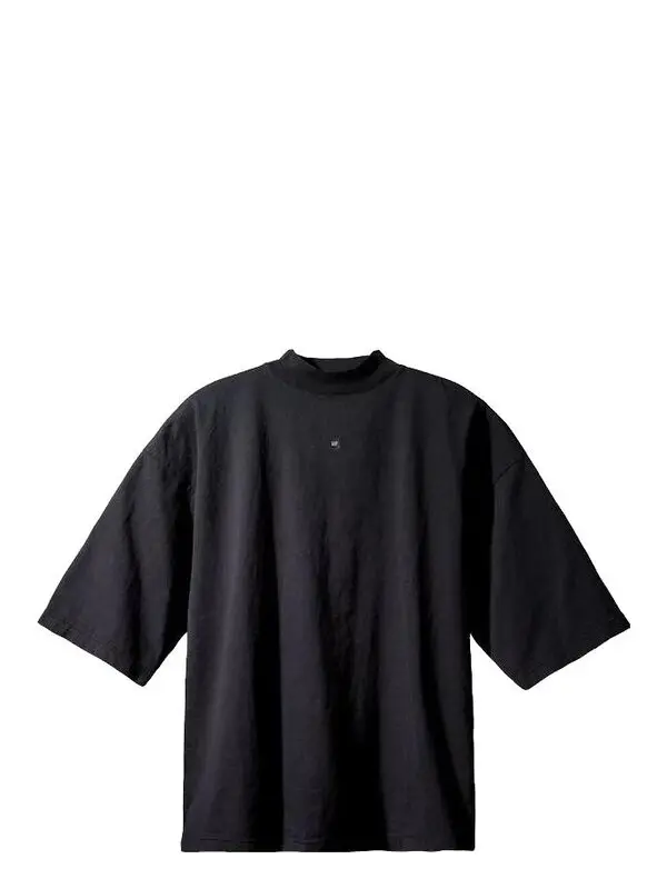 Yeezy X Balenciaga Logo 3/4 Sleeve Tee - Black
