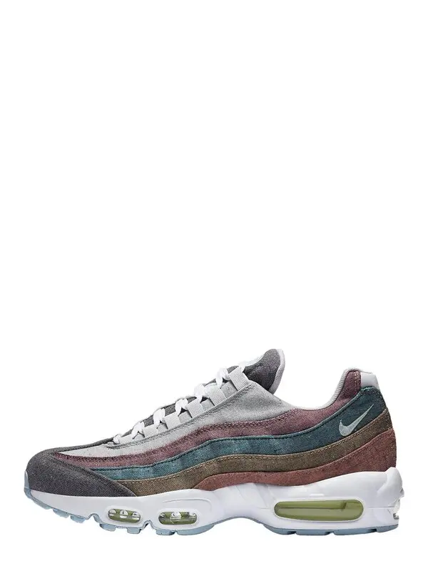 Nike Max 95 Recycled Canvas Pack Sneakers - Blueyellowpink