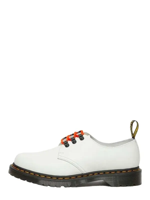 Dr. Martens 1461 Ben Smooth 3-eye Shoe - White/orange