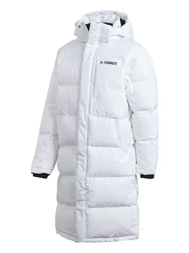 Adidas Hooded Down Parka - White