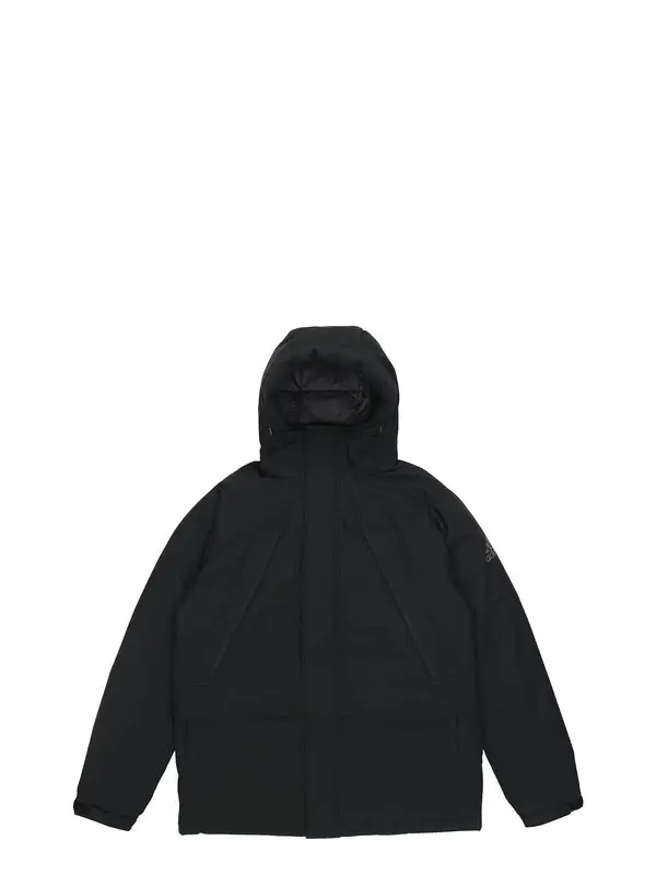 Adidas Hooded Down Jacket - Black