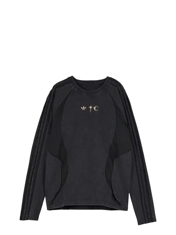 Adidas X Thug Club Teamgeist Long-sleeved T-shirt - Black