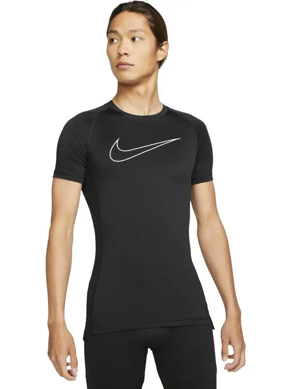 Nike Pro Short Sleeve Training Top - Black