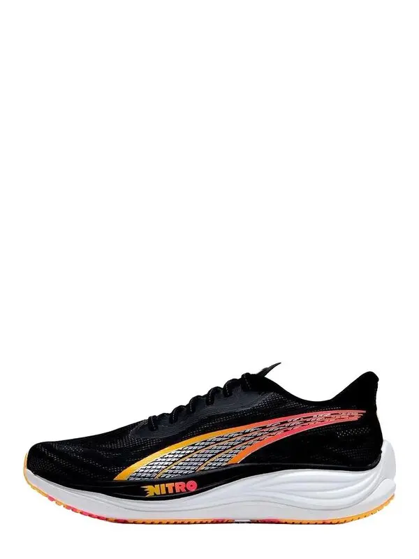 PUMA Velocity Nitro 3 Sneakers - Black/silver/sun Stream