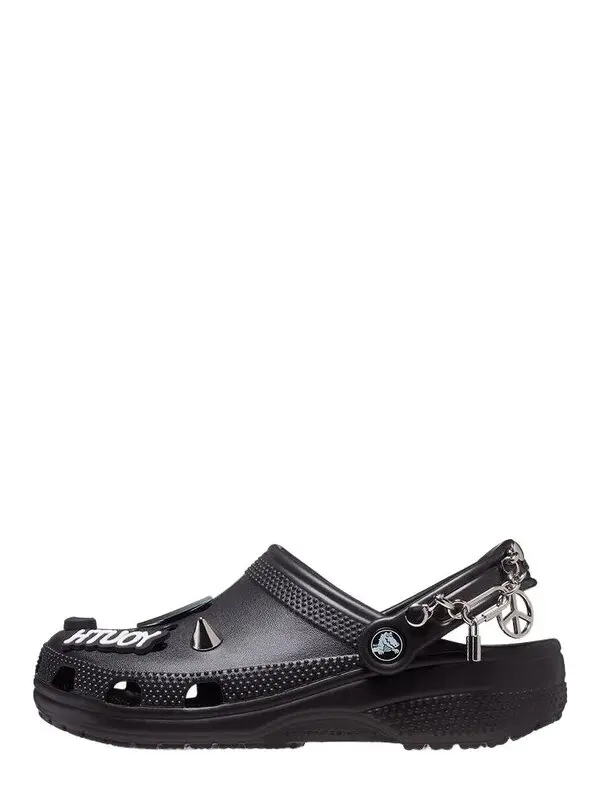 CROCS Classic Casual Embellished Clogs - Black