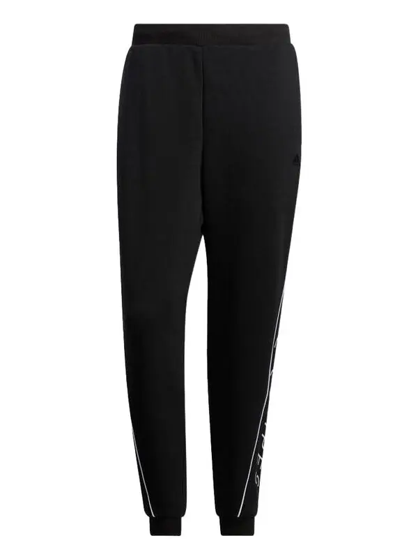 Adidas Minimalistic Alphabet Printing Bundle Feet Sports Pants/trousers/joggers Black - Default Color