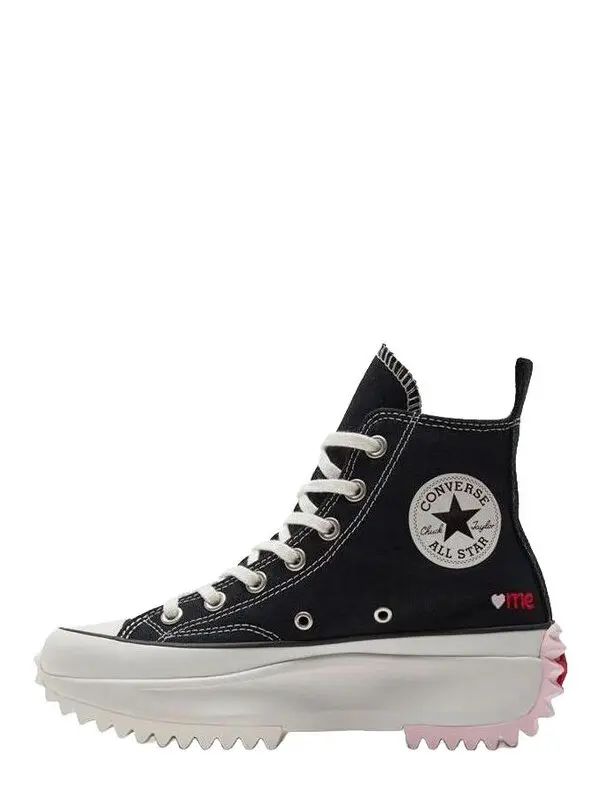 CONVERSE Run Star Hike High Top Sneakers - Black/white/red