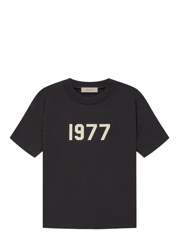 Fear Of God Ss22 1977 Logo Tee 'iron - Black/grey