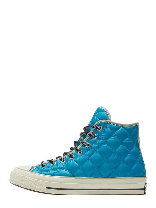 CONVERSE Chuck 70 High Top Quilted Sneakers - Blue/white