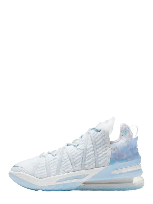 Nike Lebron 18 Ep "play For The Future" Sneakers - Blue/white/clear