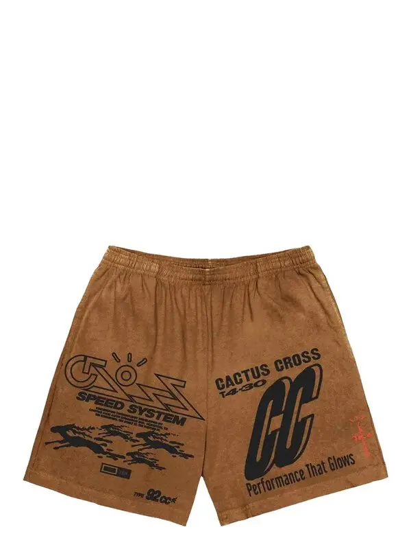 TRAVIS SCOTT Cactus Jack 92cc Shorts - Brown