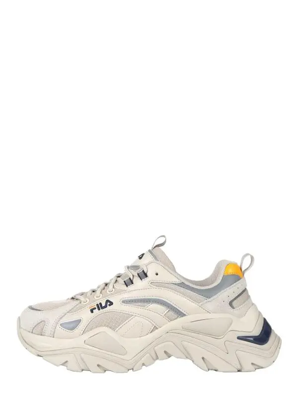 FILA Retro Running Sneakers - Whitegrayyellow
