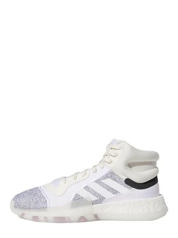 Adidas Marquee Boost High-top Sneakers - White/grey