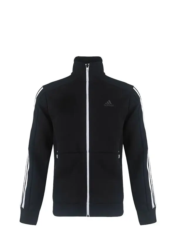 Adidas Knitted Track Jacket - Black