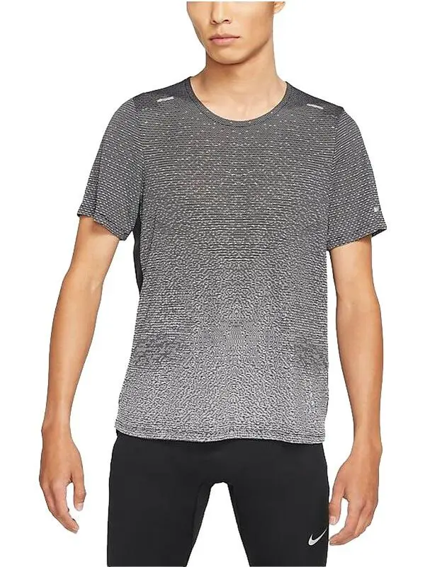 Nike As Rn Dvn Pinnacle Ss Top - Grey
