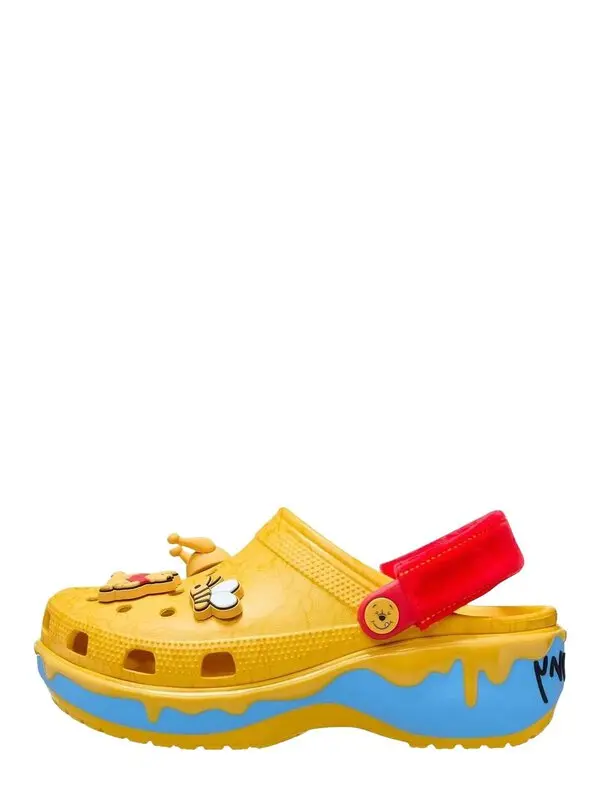 CROCS X Disney Winnie The Pooh Classic Platform Clog - Yellow/red