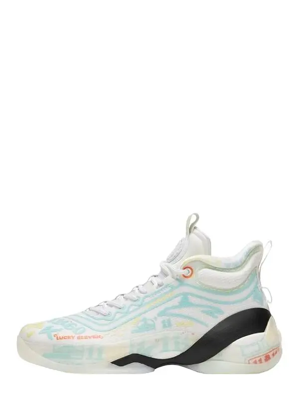 ANTA Klay Thompson Pro "lucky " Basketball Sneakers - White/blue/black