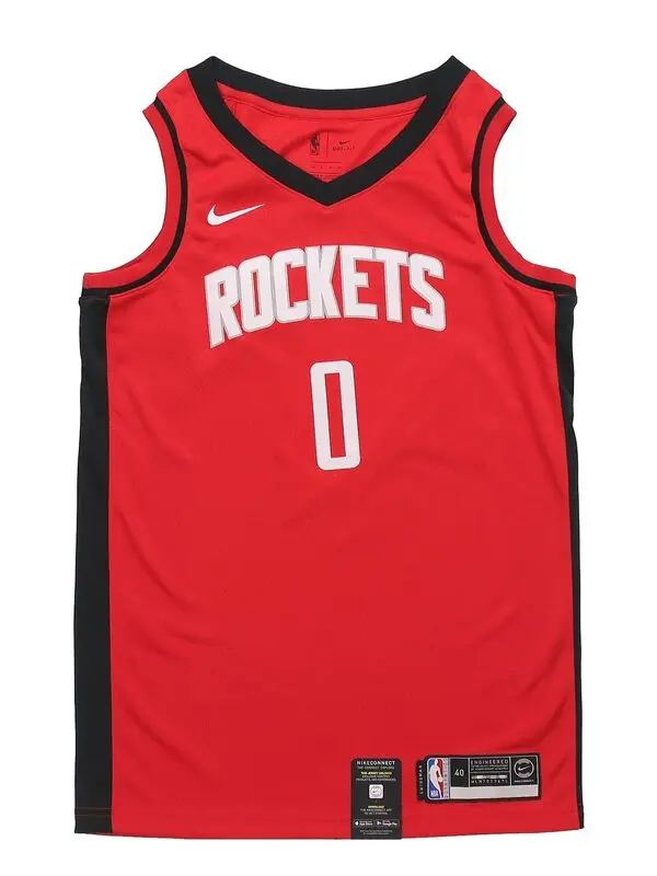 Nike Houston Rockets Russell Westbrook 0 Basketball Jersey - Red
