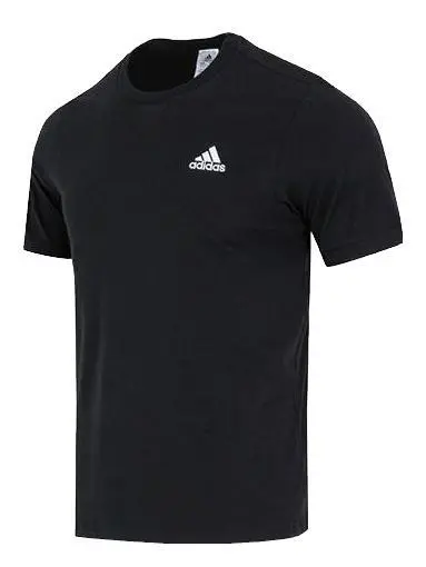 Adidas Essentials Embroidered Small Logo T-shirt - Black