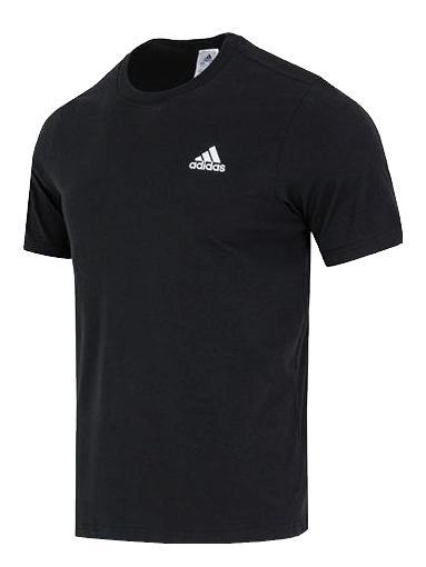 Adidas Essentials Embroidered Small Logo T-shirt - Black