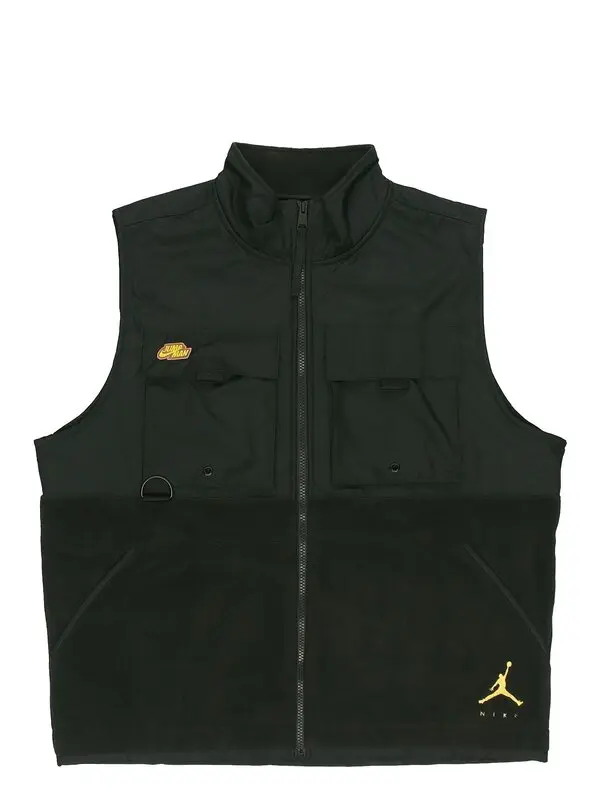 JORDAN Air Fleece Lined Vest - Black