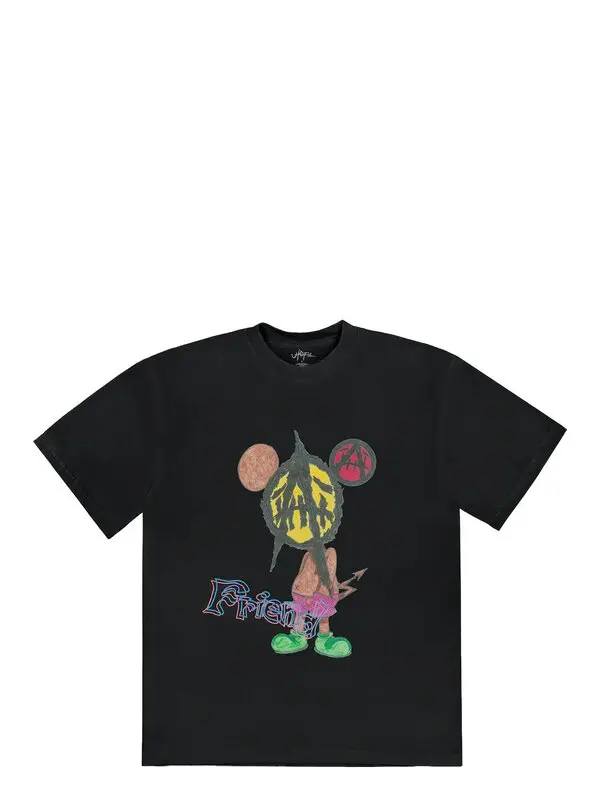 TRAVIS SCOTT Utopia X St Michael 2b T-shirt - Black