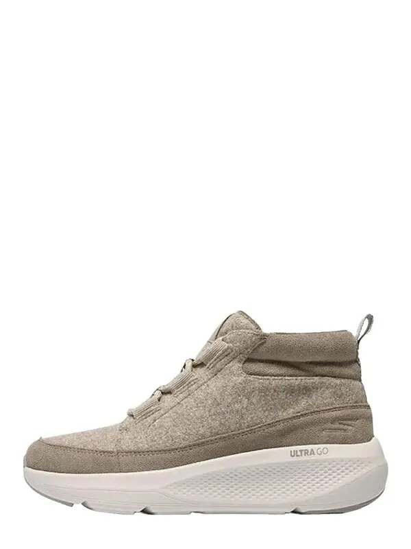 Sketchers Ultra Go High Top Sneakers - Beige/brown