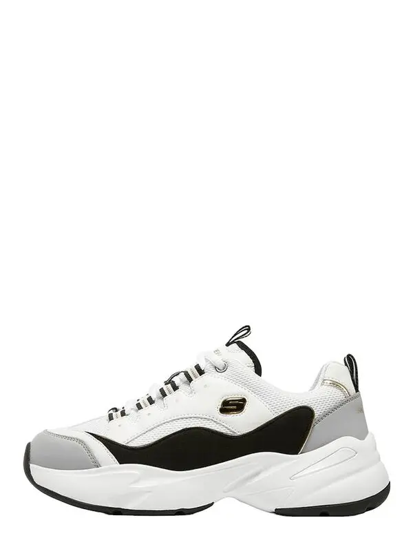 Sketchers D'lites 3.0 Cousin Low Top Sneakers - White/gray