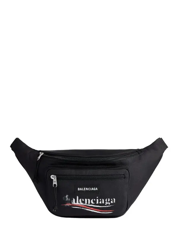 Balenciaga Explorer Beltpack - Black