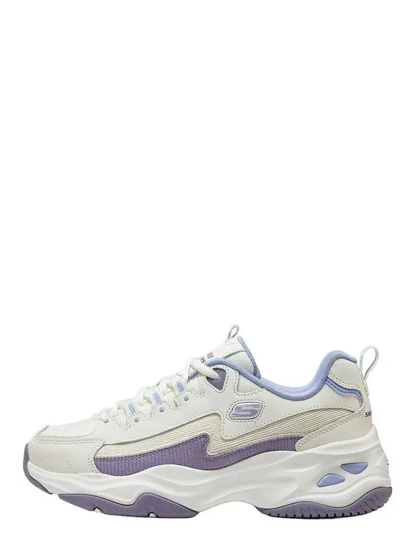 Sketchers Dlites 1.0 Sneakers - Beige/purple/blue