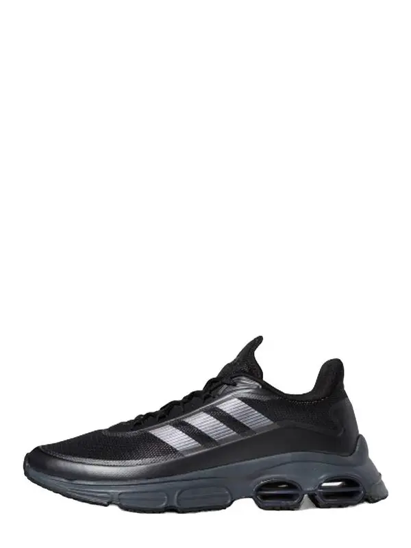 Adidas Quadcube Athletic Sneakers - Black/gray
