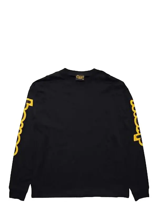 Drew House Hug Long Sleeve T-shirt - Black