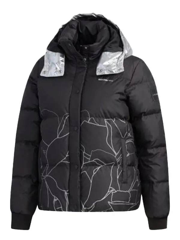 Adidas Padded Hooded Down Jacket - Black