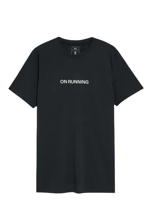 On Run-t T-shirt 'black White - Black/white