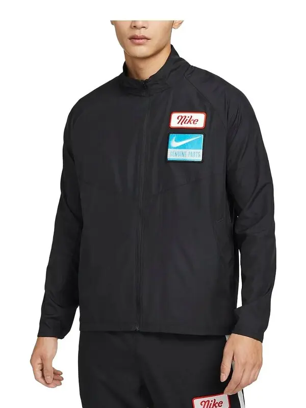 Nike Dri-fit Miler Running Jacket - Black