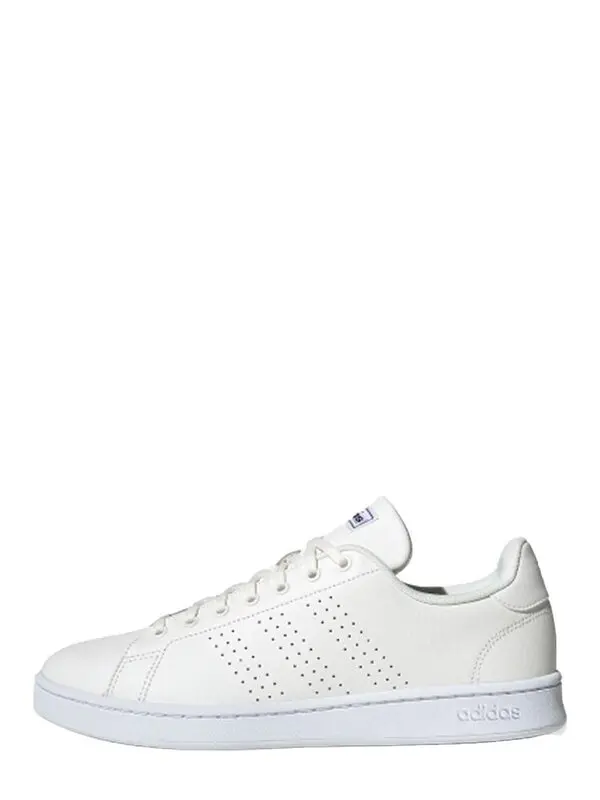 Adidas Advantage Trace Blue Sneakers - White