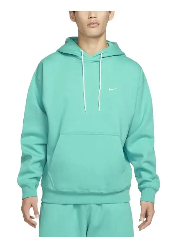 Nike Fw22 Solo Swoosh Hoodie 'teal - Teal/white