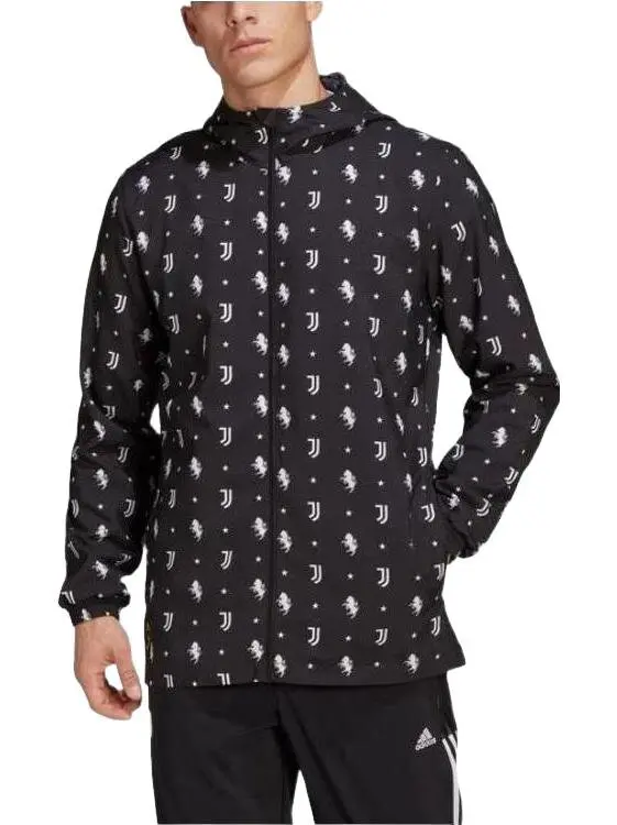 Adidas Ss22 Full Print Long Sleeve Hooded Jacket - Default Colorway