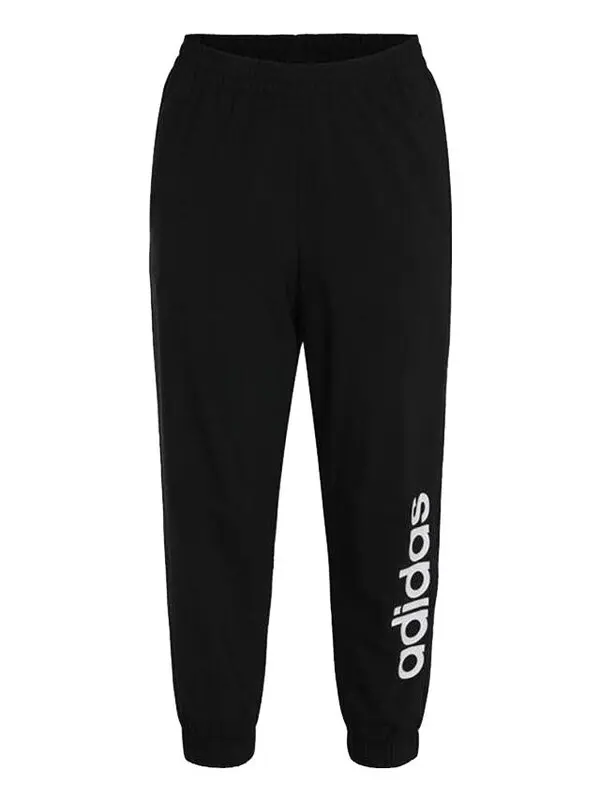 Adidas Logo Print Track Pants - Black