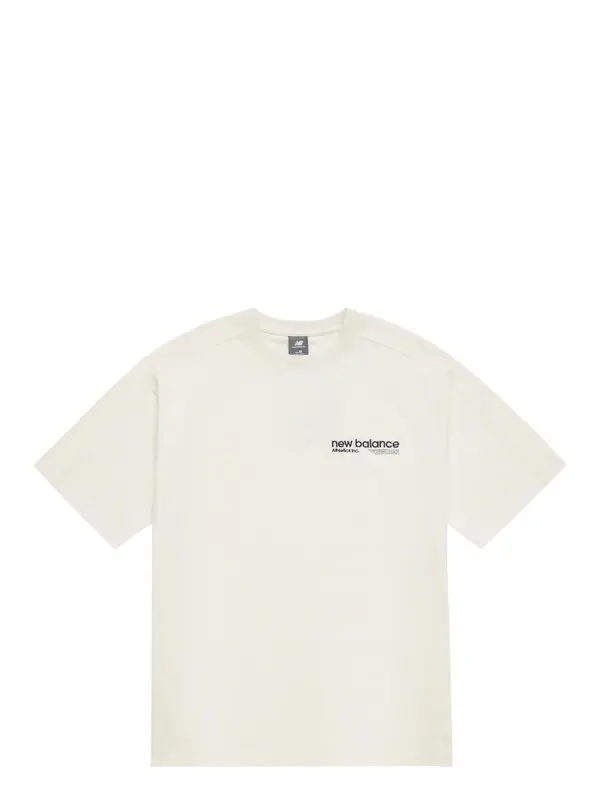 NEW BALANCE Wordmark Logo T-shirt - White