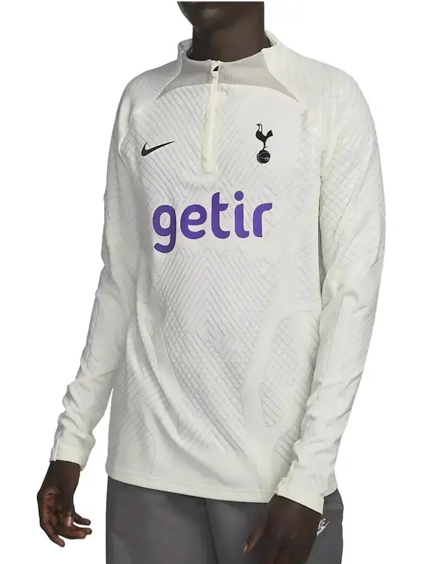 Nike Tottenham Hotspur Fc Dri-fit Adv Elite 1/4 Zip Drill Top - Beige