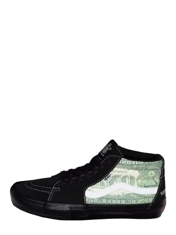 VANS Supreme X Skate Grosso Mid 'dollar Bill - Black